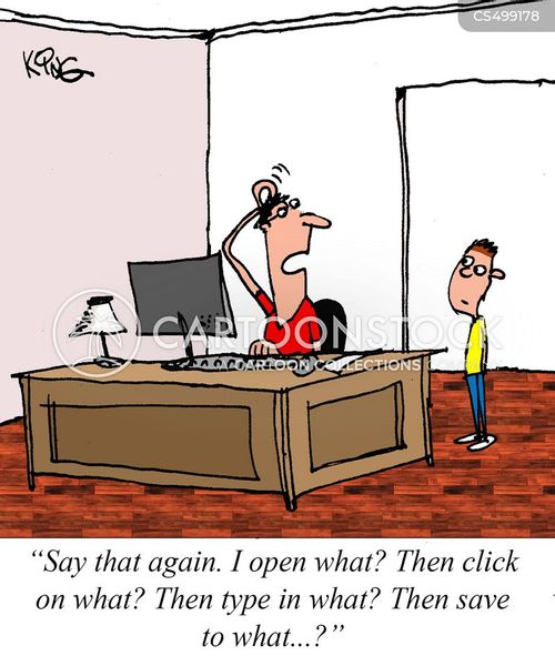 Tech Helpline Cartoons and Comics - funny pictures from CartoonStock