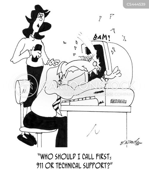 It Service Cartoons and Comics - funny pictures from CartoonStock