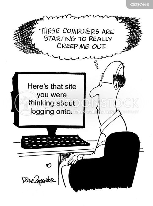 Creeped Out Cartoons and Comics - funny pictures from CartoonStock