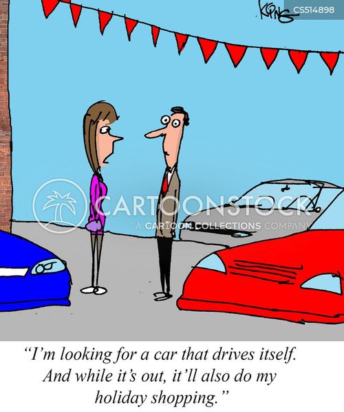 Self Driving Car Cartoons and Comics - funny pictures from CartoonStock