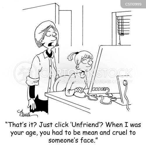 Defriend Cartoons and Comics - funny pictures from CartoonStock