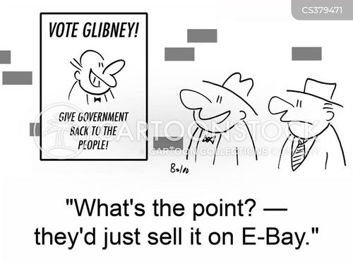 Candidate's Poster Cartoons and Comics - funny pictures from CartoonStock