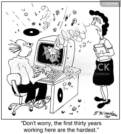 Pc Crashes Cartoons and Comics - funny pictures from CartoonStock