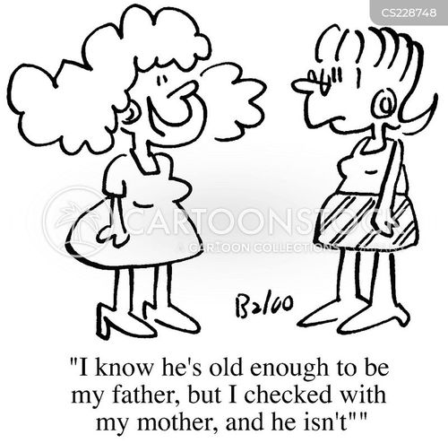 Age Differenec Cartoons and Comics - funny pictures from CartoonStock