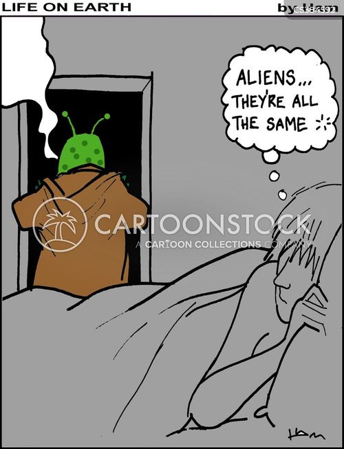 Aliens Cartoons and Comics - funny pictures from CartoonStock