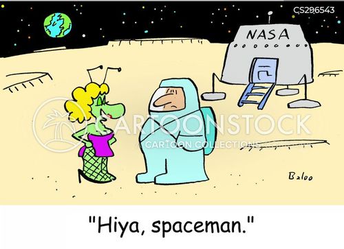 Spaceman Cartoons and Comics - funny pictures from CartoonStock