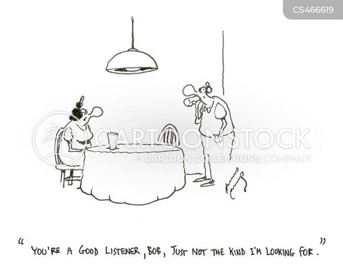 Bad Listener Cartoons and Comics - funny pictures from CartoonStock