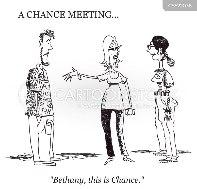 Chance Meeting Cartoons and Comics - funny pictures from CartoonStock