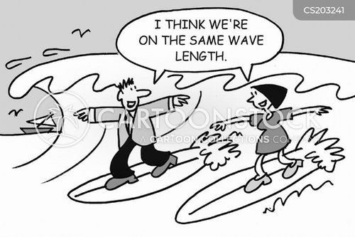 Physics Wave Cartoon