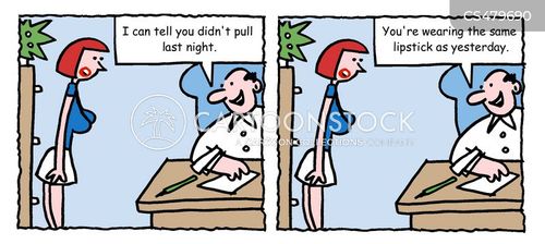 Lipsticks Cartoons and Comics - funny pictures from CartoonStock