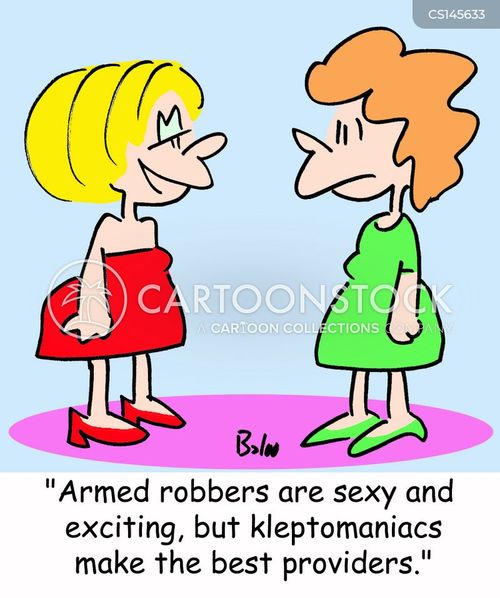 Kleptomaniac Cartoons and Comics - funny pictures from CartoonStock