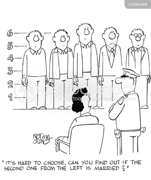 Lineup Wall Cartoons and Comics - funny pictures from CartoonStock