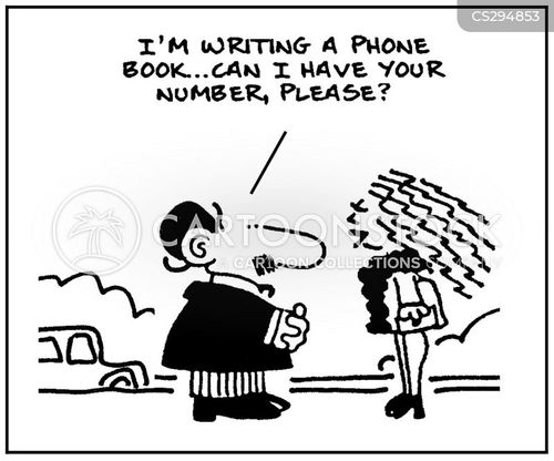 Phone Book Cartoons and Comics - funny pictures from CartoonStock