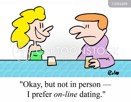 Dating Online Cartoons and Comics - funny pictures from CartoonStock