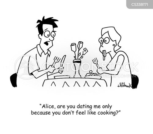 Dinner Date Cartoons and Comics - funny pictures from CartoonStock