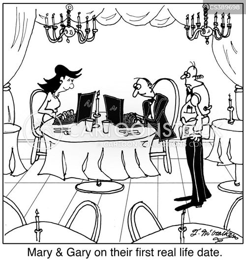 First Meeting Cartoons and Comics - funny pictures from CartoonStock