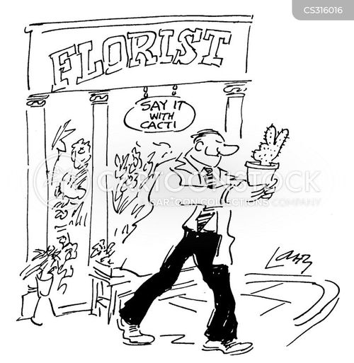 Floristry Cartoons and Comics - funny pictures from CartoonStock