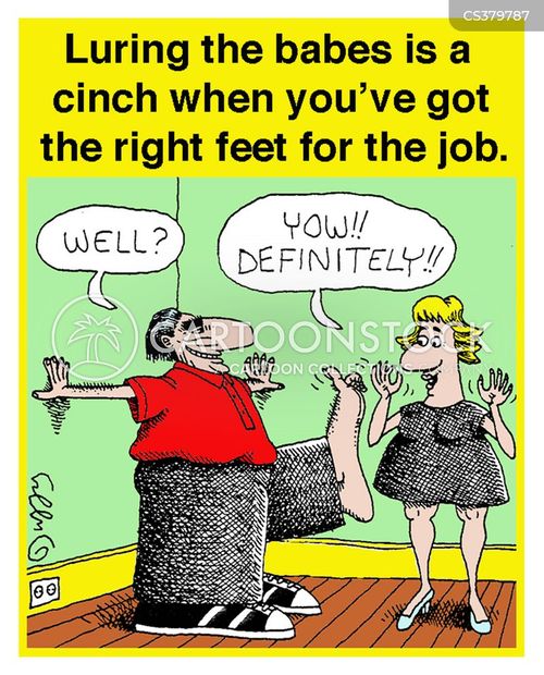 Right Foot Cartoons and Comics - funny pictures from CartoonStock