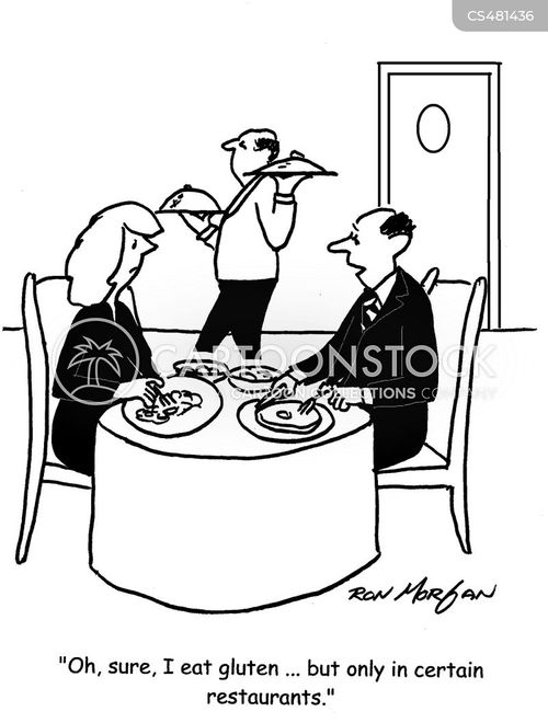 Gluten Intolerance Cartoons and Comics - funny pictures from CartoonStock