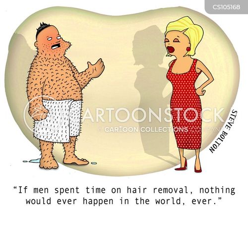 Hair Removal Cartoons and Comics - funny pictures from CartoonStock