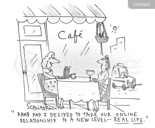 Virtual Dating Cartoons and Comics - funny pictures from CartoonStock