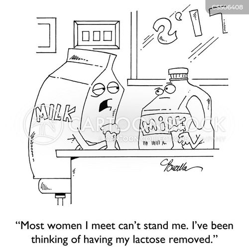 Lactose Allergies Cartoons and Comics - funny pictures from CartoonStock