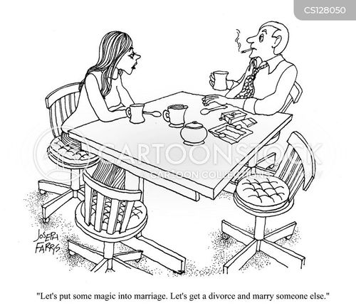Remarrying Cartoons and Comics - funny pictures from CartoonStock