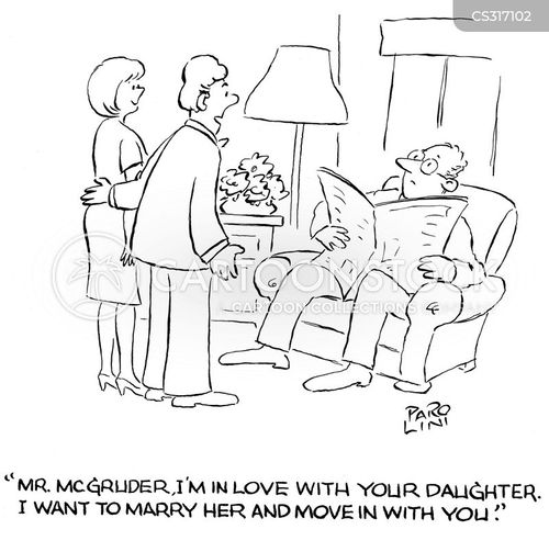 Daughter's Suitor Cartoons and Comics - funny pictures from CartoonStock