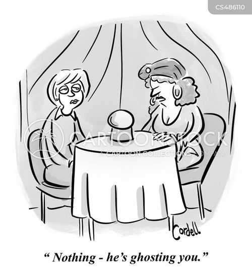 Ghosting Cartoons and Comics - funny pictures from CartoonStock