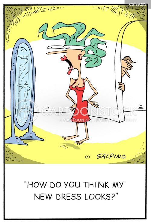 Red Dress Cartoons and Comics - funny pictures from CartoonStock