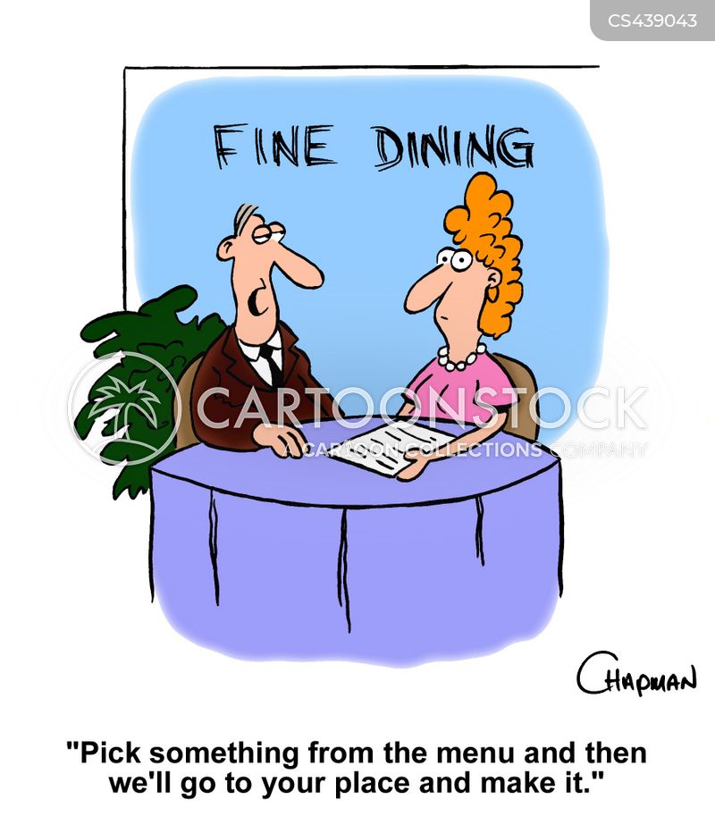 Menu Choice Cartoons and Comics - funny pictures from CartoonStock