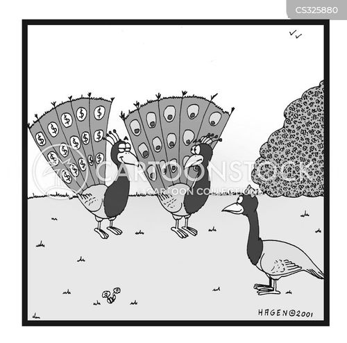 Female Peacock Cartoons and Comics - funny pictures from CartoonStock