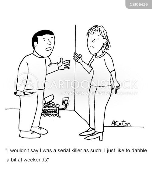 Serial-killer Cartoons and Comics - funny pictures from CartoonStock