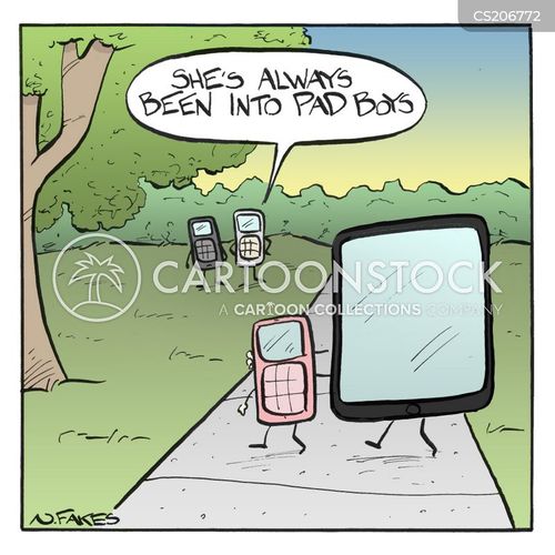 Pad Cartoons and Comics - funny pictures from CartoonStock