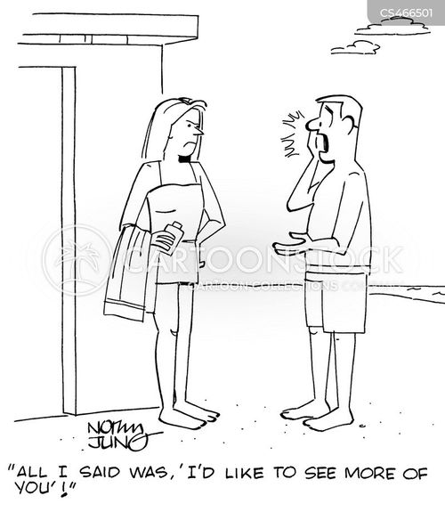 Bathing Suit Cartoons and Comics - funny pictures from CartoonStock