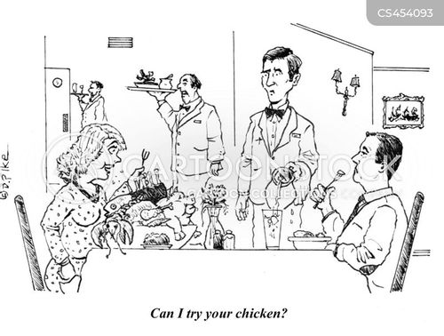 Tasting Your Food Cartoons and Comics - funny pictures from CartoonStock