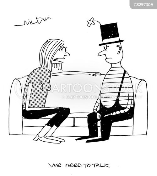 We Need To Talk Cartoons and Comics - funny pictures from CartoonStock