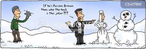 Outdoor Wedding Cartoons and Comics - funny pictures from CartoonStock