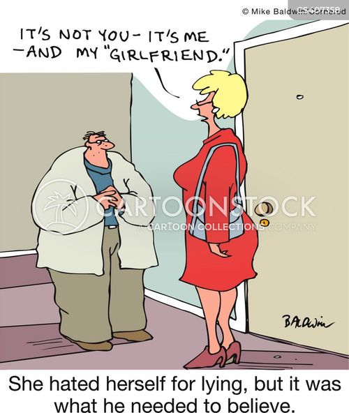 White Lie Cartoons and Comics - funny pictures from CartoonStock