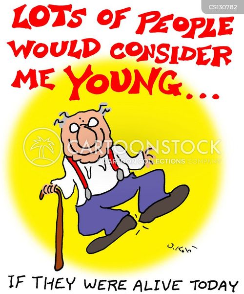 Old As You Feel Cartoons and Comics - funny pictures from CartoonStock