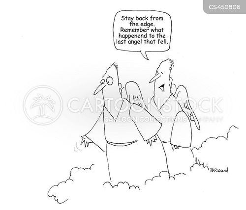 Fallen Angel Cartoons and Comics - funny pictures from CartoonStock
