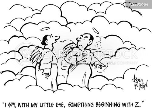 Eye Spy Cartoons and Comics - funny pictures from CartoonStock