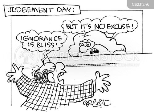 Prospective Judgement Political Cartoon