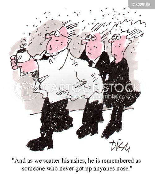 Scattering The Ashes Cartoons and Comics - funny pictures from CartoonStock
