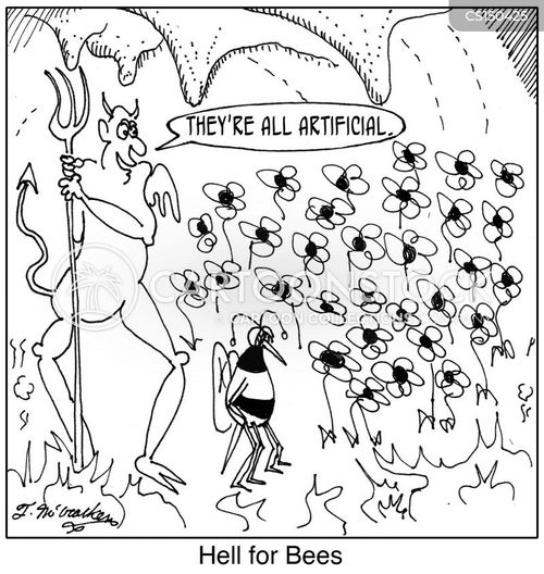 Pollinator Cartoons and Comics - funny pictures from CartoonStock