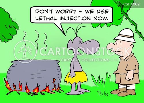 Lethal Injection Cartoons and Comics - funny pictures from CartoonStock