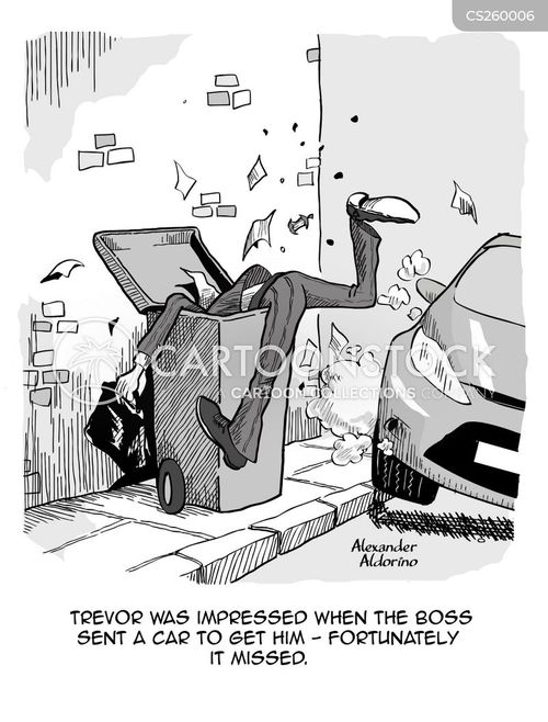 Near Miss Cartoons and Comics - funny pictures from CartoonStock