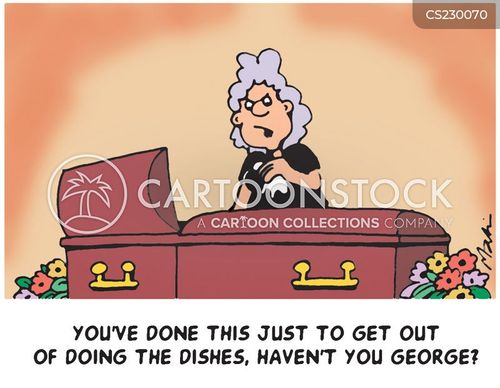 Doing The Dishes Cartoons and Comics - funny pictures from CartoonStock