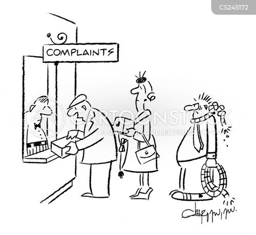 Complaints Booth Cartoons and Comics - funny pictures from CartoonStock