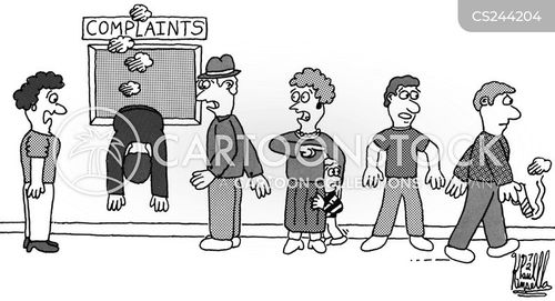 Complaint Desk Cartoons and Comics - funny pictures from CartoonStock